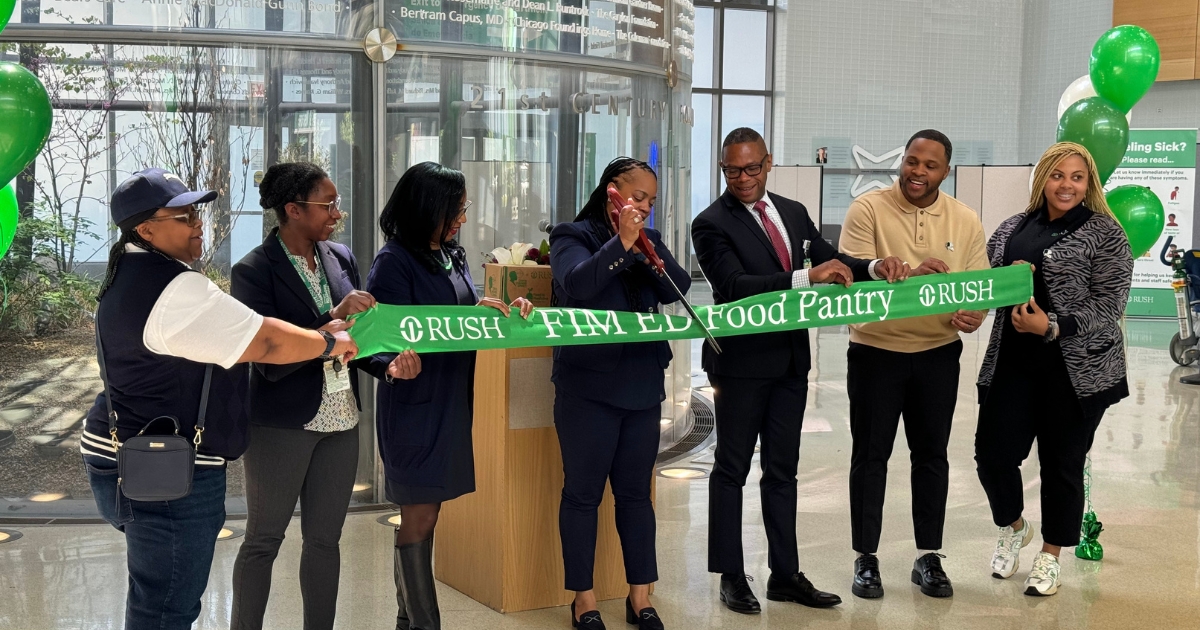 RUSH Medical Center Opens Emergency Department Opens a Food Pantry